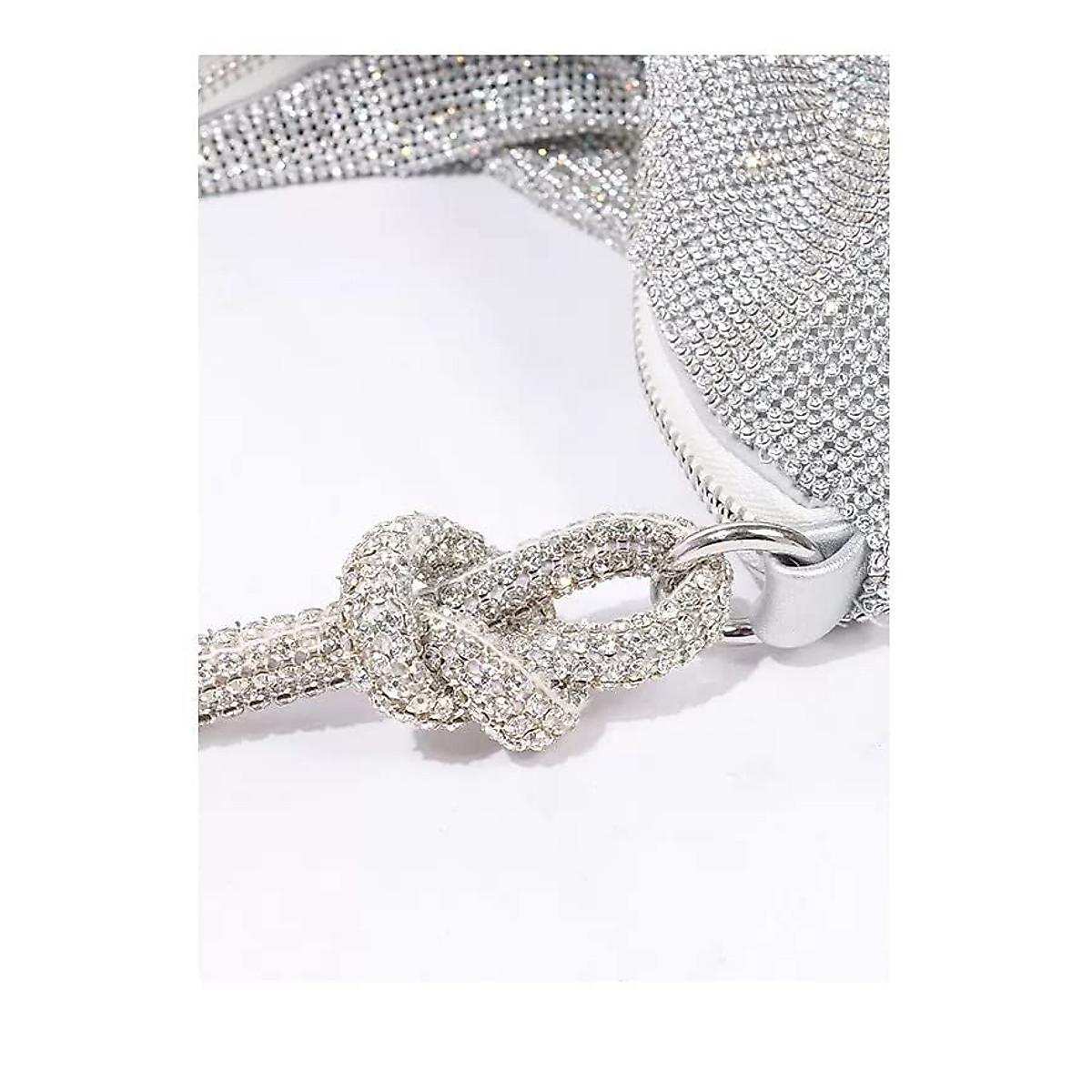 Glitter Rhinestone Purse for Women Fashion Crystal Evening Clutch Bag Sparkly Hobo Bag