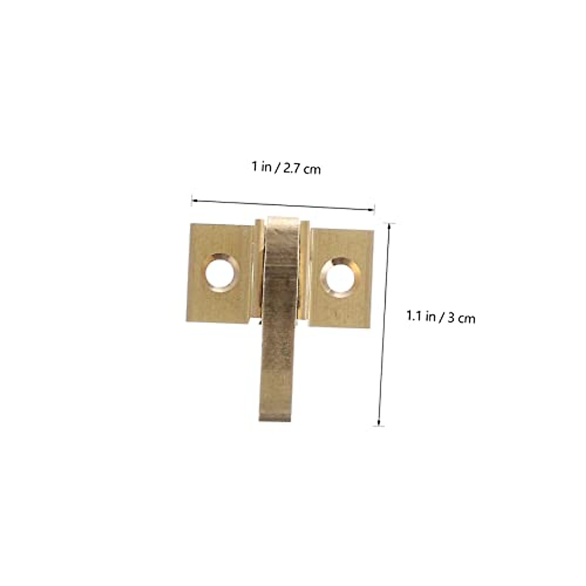 LIGHTAOTAO 4 Sets Automatic Window Latch Cabinet Elbow Window Safety Locks Elbow Catch Brass Elbow Door Elbow Window Device Lock for Cabinet Doors Brass Window Catch Equipment Copper Cupboard