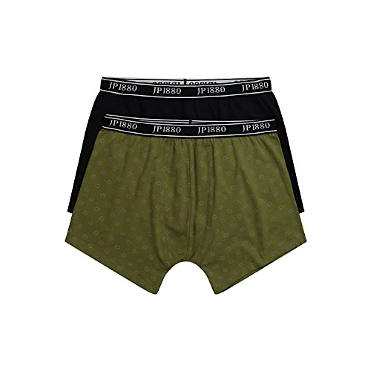 JP 1880 Menswear Big & Tall Plus Size L-8XL 2 Pack of Boxer Shorts FLEXNAMIC® bottles green XXX-Large 813565642