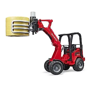 Schaeffer Compact Loader 2034 w Bale Gripper and Bale