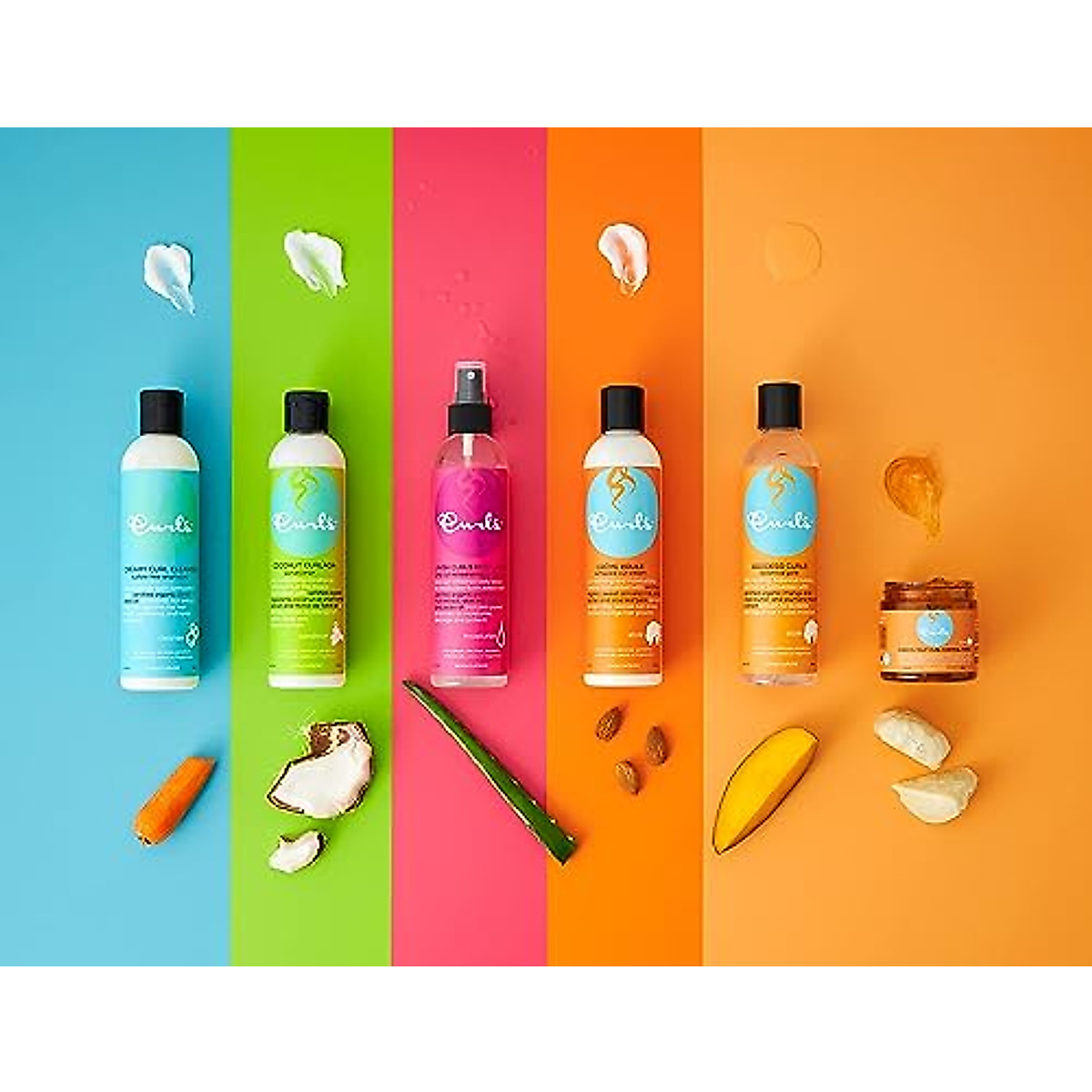 Curls Creamy Cleanser - Sulfate Free Shampoo - Safe For Chemically Altered & Color Treated Strands - For Wavy, Curly, and Coily Hair, 8oz