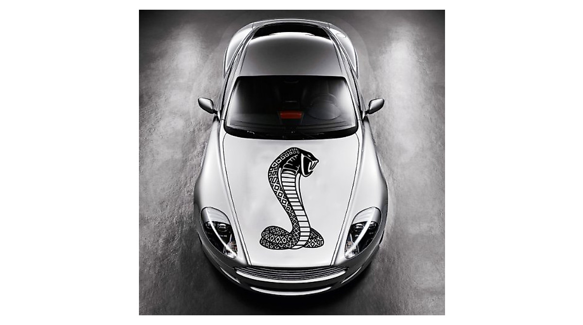 Get Tribal Cobra Snake Car Decal - High-Quality Vinyl!