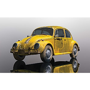 Scalextric Volkswagen Beetle Rusty Yellow 1:32 Slot Race Car C4045