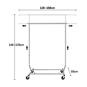 HLC Collapsible Clothing Rack Commercial Grade