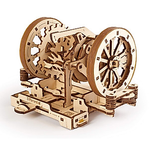 UGEARS STEM Differential Model Kit - Creative Wooden Model Kits for Adults, Teens and Children - DIY Mechanical Science Kit for Self Assembly - Unique Educational and Engineering 3D Puzzles with App
