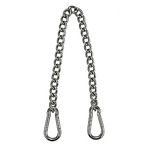 Hanging Chair Chain with Two Carabiners, Stainless Steel Hanging Kits for Hammocks Punching Bags Heavy Duty 400LB Capacity Indoor Outdoor
