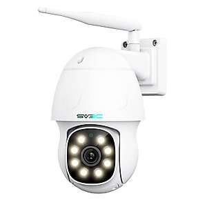 SV3C 5MP PTZ IP Camera Outdoor, Pan Tilt Security Cameras with Dual Band 2.4G 5G WiFi, Auto Tracking, Floodlight Color Night Vision, Human Detect, Onvif, RTSP Browser View, 2-way Audio, SD Card Record