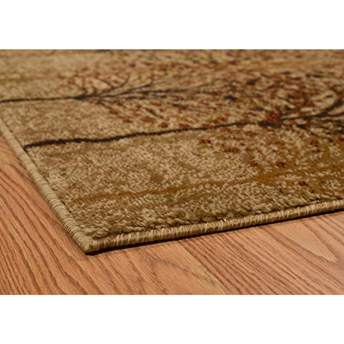 United Weavers of America Affinity Tree Blossom Area Rug - 1ft. 10in. x 3ft., Natural, Machine Made Rug with Twisted Heatset Construction, 1'10" x 3'