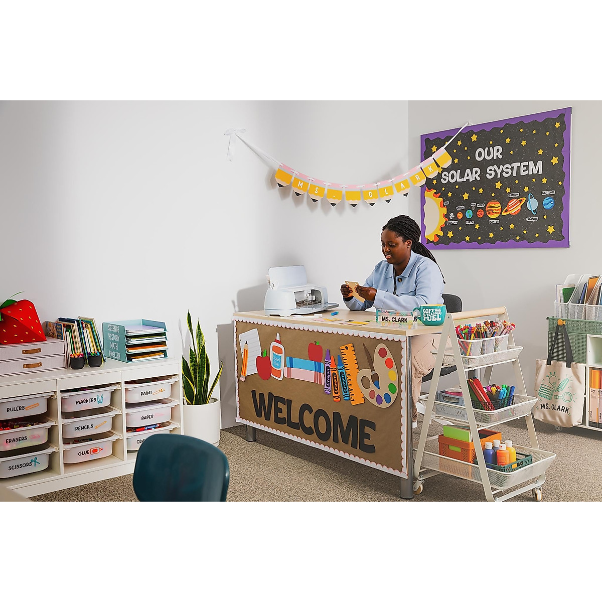 Cricut Maker 3 Machine Bundle Basic Tool Kit Transfer Tape Smart Permanent Rainbow Vinyl DIY Matless Cutting 10X Force 2X Faster Compatible with iOS Android Windows & Mac Bluetooth Connectivity