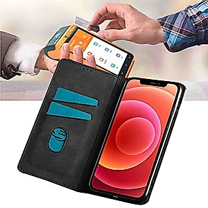 BANLEI2U Phone Cover Wallet Folio Case for LG V20 Mini, Premium PU Leather Slim Fit Cover, Anti Shock, Black