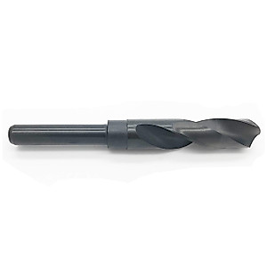 3/4” HSS Drill Bit, ½” Reduced Shank High Speed Steel Twist Drill Bit, 19mm Cutting Dia 12mm Shank 150mm Length