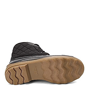 Sperry Port Boot, Black, 2 US Unisex Big Kid