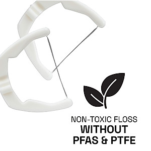 REACH Ultraclean Access Flosser Starter Kit, Unflavored, Plaque Remover for Teeth, for Hard to Reach Areas, Oral Care, PFAS Free, 1 Replaceable Flosser & 8 Refill Heads, 1 Pack