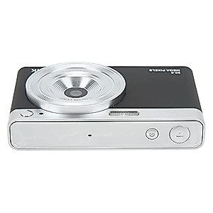 Jeanoko Portable Camera, 16X Zoom 50MP Pixels AF Autofocus Digital Camera ABS Metal for Shooting(Black)