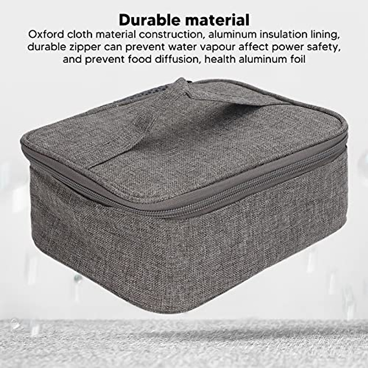 USB Heating Lunch Box Bag, Heated Lunch Box Portable Food Warmer Lunch Box Warming Lunch Box Waterproof Oxford Cloth Food Heated Thermal Bag USB Powered Lunch Box Warmer for Outdoor Picnic Office