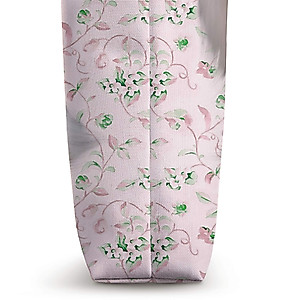 Pretty Maltese Dog On Pink Pastel Floral Background Tote Bag