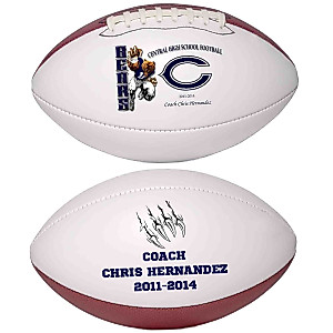Personalized Custom Photo Regulation Football - Any Image - Any Text - Any Logo