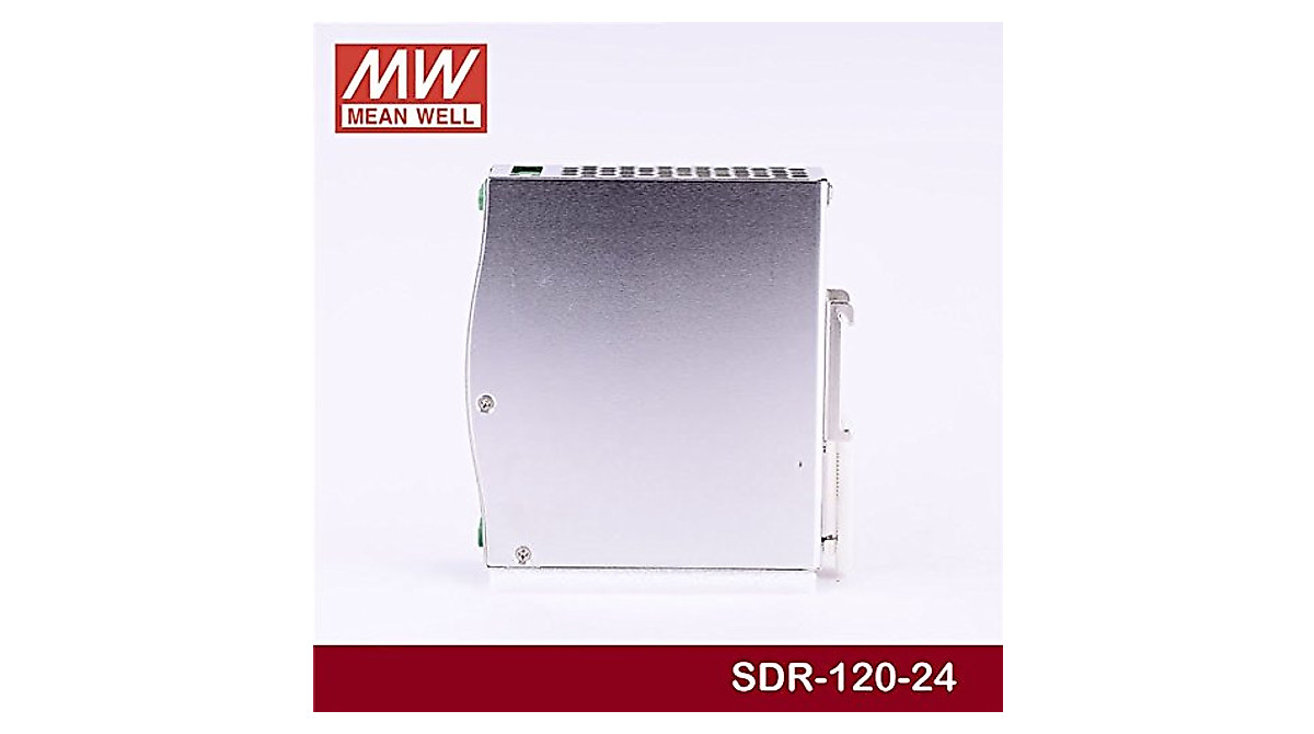 DIN Rail PS 120W 24V 5A SDR-120-24 Meanwell AC-DC SMPS SDR-120 Series MEAN WELL Switching Power ...