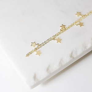 Star Choker Necklace (Yellow Gold)