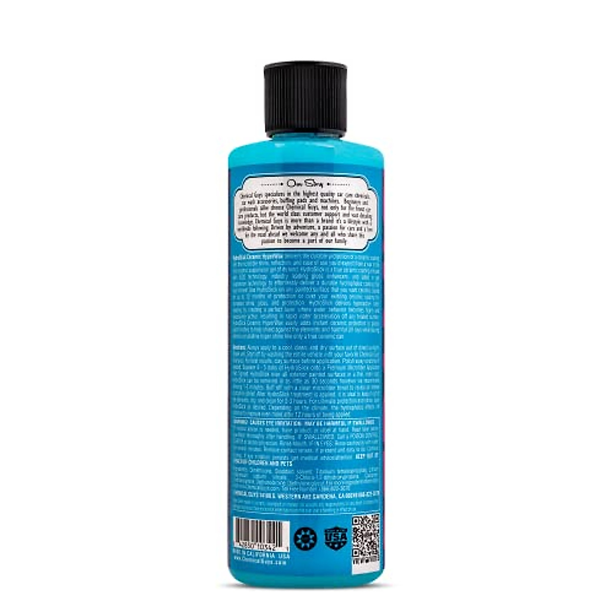 Chemical Guys WAC22916 HydroSlick Intense Gloss Sio2 Ceramic Coating Hyperwax, Hyper Gloss Shine, Safe for Cars, Trucks, SUVs, Motorcycles, RVs & More, 16 fl oz
