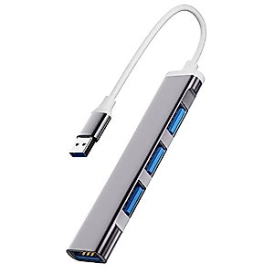 USB 3.0 hub, Eanetf 4 Port USB 3.0 Hub Expander, Ultra Slim Portable Data Hub for MacBook, Mac Pro, Mac Mini, iMac, Surface Pro, XPS, PC,Console, Printer, Camera,Keyborad