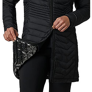 Columbia Women’s Powder Lite Mid Jacket, Winter, Water Repellent, Small, Black