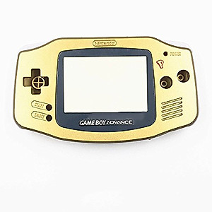 Replacement Housing Shell Case Cover Skin for Gameboy Advance GBA Console Color Gold Plastic