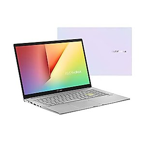 ASUS VivoBook S15 S533 Thin and Light Laptop, 15.6” FHD Display, Intel Core i5-1135G7, 8GB DDR4 RAM, 512GB PCIe SSD, Wi-Fi 6, Windows 10 Home, AI noise-cancellation, Dreamy White, S533EA-DH51-WH