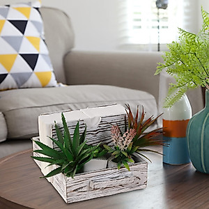 Napkin Holder, Tissue Holder, Napkin Holder For Table,Can Hold Seasoning Bottles, Rustic Style, Suitable For Kitchens, Dining Tables, Parties, Weddings, White