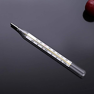 Ruiyx Glass Oral Temperature for Fever Test, Temperature Axillar Temperature 94-108 °F Armpit Fast Reading Fever Indicator