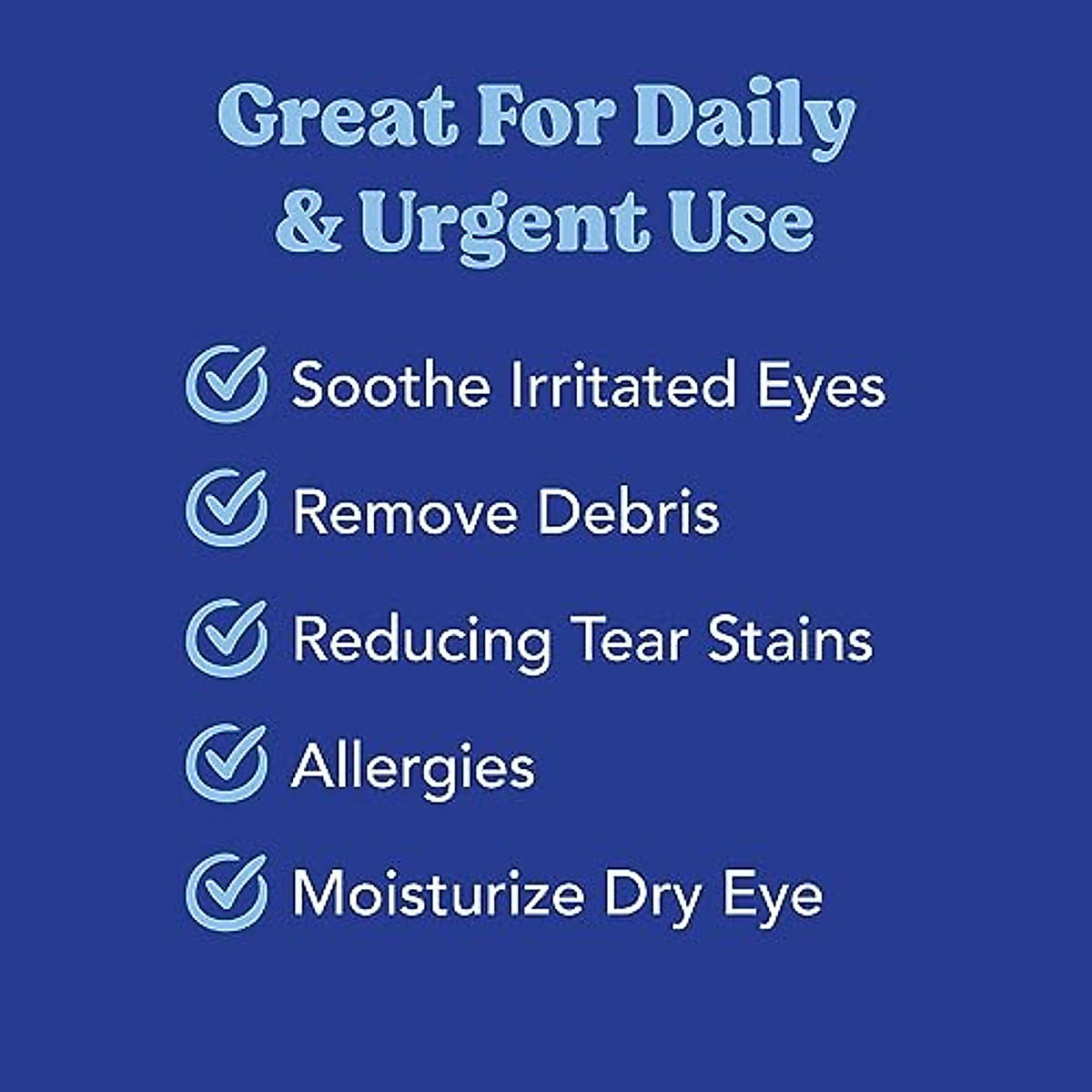 ANGELS' EYES Multi-Purpose Sterile Eye Wash 4 oz Eye Cleaner and Rinse, Tear Stain Reducer for Allergies, Debris, Mucus, Irritation and Weepy Eyes for All Dogs with Boric Acid