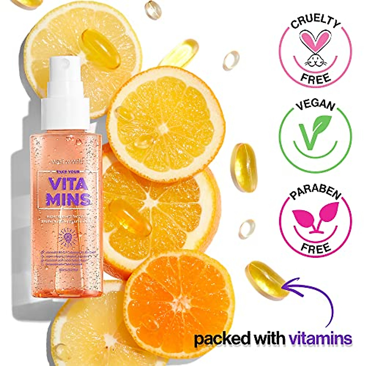 Wet n Wild Take Your Vitamins Super Nutrient Face Mist Clear Take Your Vitamins 1114736