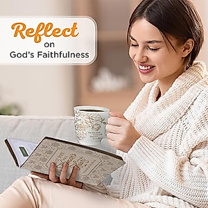 Christian Art Gifts Ceramic Coffee/Tea Mug Set for Women | A Beautiful Morning Ecclesiastes/Lamentations Bible Verse Mug Set | Boxed Set/2 Coffee Cups