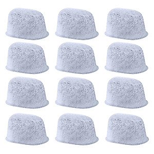 GeeRic 12 Pack Charcoal Water Filters Replacement Compatible with Cuisinart, Coffee Machine Coffee Filters