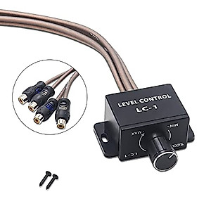 Recoil LC1 Universal RCA Level Controller Car Audio Amplifier Gian Level Bass Boost Volume Control Knob