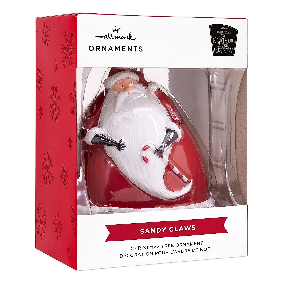 Hallmark Disney Tim Burton's The Nightmare Before Christmas Sandy Claws Christmas Ornament,Resin