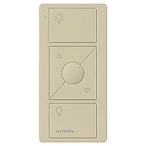 Pico Remote for Caseta Wireless Smart Dimmer and Plug-in Lamp Dimmer with Favorite Setting, PJ2-3BRL-GIV-L01, Ivory