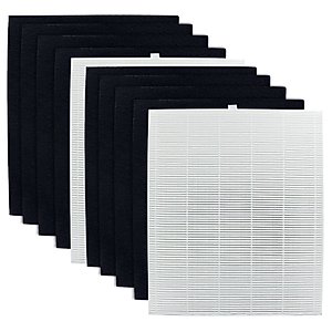 C545 Filter Replacement True HEPA Replacement Filter S Compatible with Winx C545 Replaces Winx S Filter,Two H13 Class True HEPA filters + 8 Activated Carbon Filters