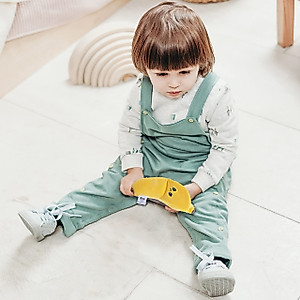 KINREX Peel-Off Banana Plush Stuffed Toy - Kid Stuffed Fruit Toy - Measures 8" – 20.3 cm.