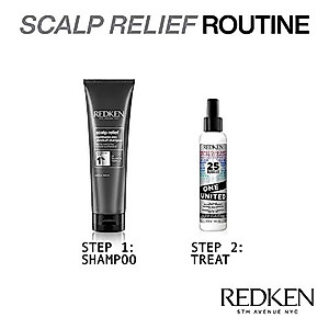 Redken Scalp Relief Dandruff Control Shampoo | For Dandruff Control | Soothes Scalp & Controls Dandruff | Dermatologist Tested | 8.5 fl. oz.
