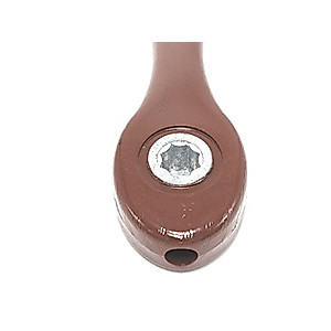 KUANYUOO Lever Star Hole Foot Rest Release Right/Left Hand with Set Screws, Fits Lazy Boy Star Hole for Tube and More Recliner Handle and Furniture