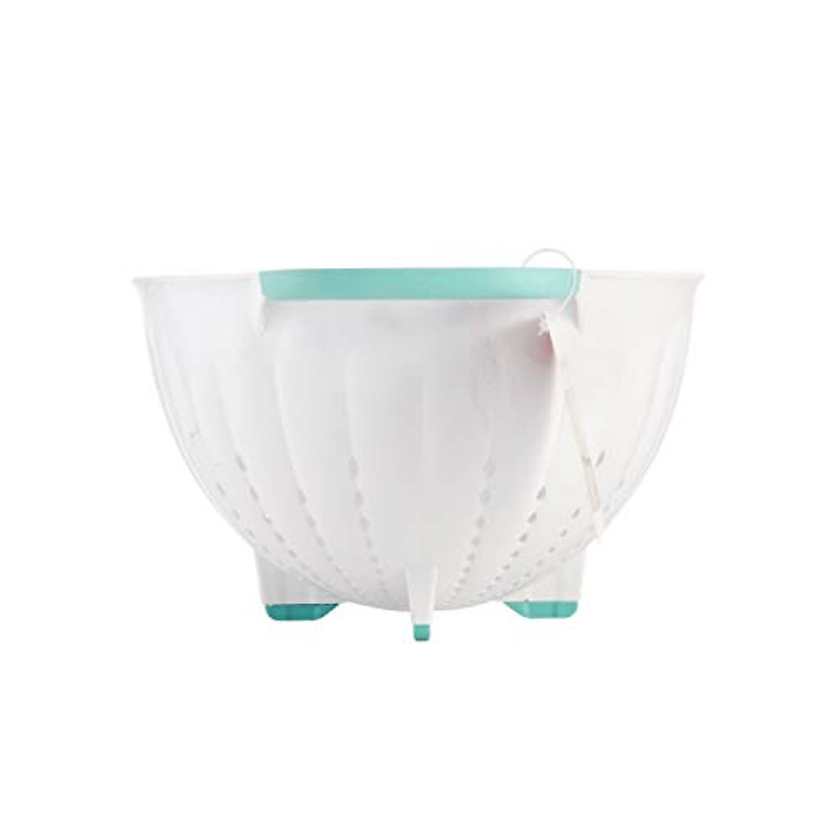 KitchenAid KE166OSAQA Classic Plastic Colander, 5-Quart, Aqua Sky