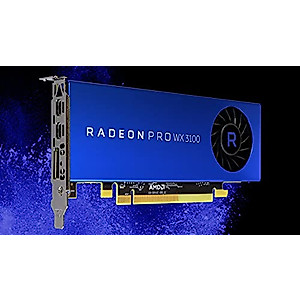 AMD Radeon Pro WX 3100 Graphic Card - 1.22 GHz Core - 4 GB GDDR5 - Half-Length - Single Slot Space Required