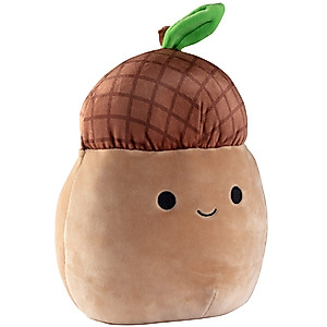 Squishmallows Original 10-Inch Mac The Acorn - Official Jazwares Plush - Collectible Soft & Squishy Holiday Stuffed Animal Toy - Gift for Kids, Girls & Boys
