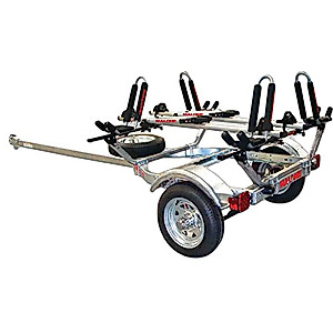 Malone Auto Racks MicroSport Trailer Package with Two Kayak and Two Bike Transport
