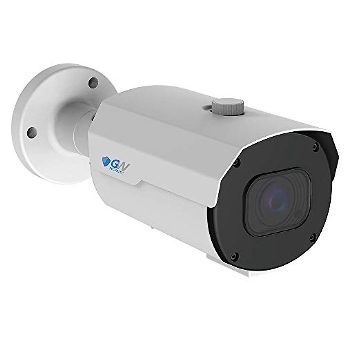 GW Security 16 Channel NVR 4K 8MP PoE 2.8-12mm Varifocal Zoom Security Camera System with 12 x 4K 8MP IP Microphone Waterproof Smart AI Bullet Camera, Face Recognition/Human/Vehicle Detection