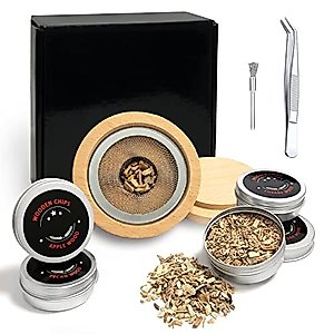 Cocktail Smoker Kit- Whiskey Smoker, Drink Smoker Infuser Kit for Bourbon, Cocktail, Whiskey, Gift for Men, Cocktail Smoker Kit