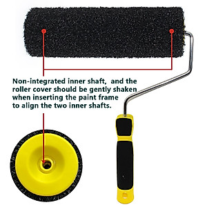 XWADJCD 9 Inch Drywall Compound Roller Cover, Drywall Texture Roller, Suitable for Covering Wall and Ceiling Surfaces