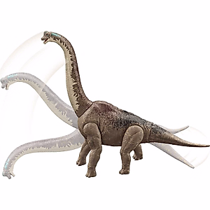 Mattel Jurassic World Dominion Brachiosaurus Dinosaur Action Figure, 32-in Long Toy with Posable Joints (Amazon Exclusive)