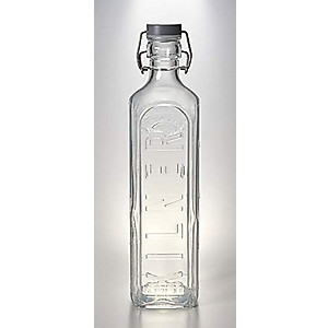 Kilner Clip Bottle, 33.8 fl oz (1 L), Clear